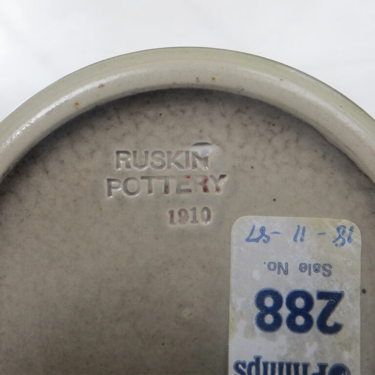 Marks And Labels - Ruskin Pottery