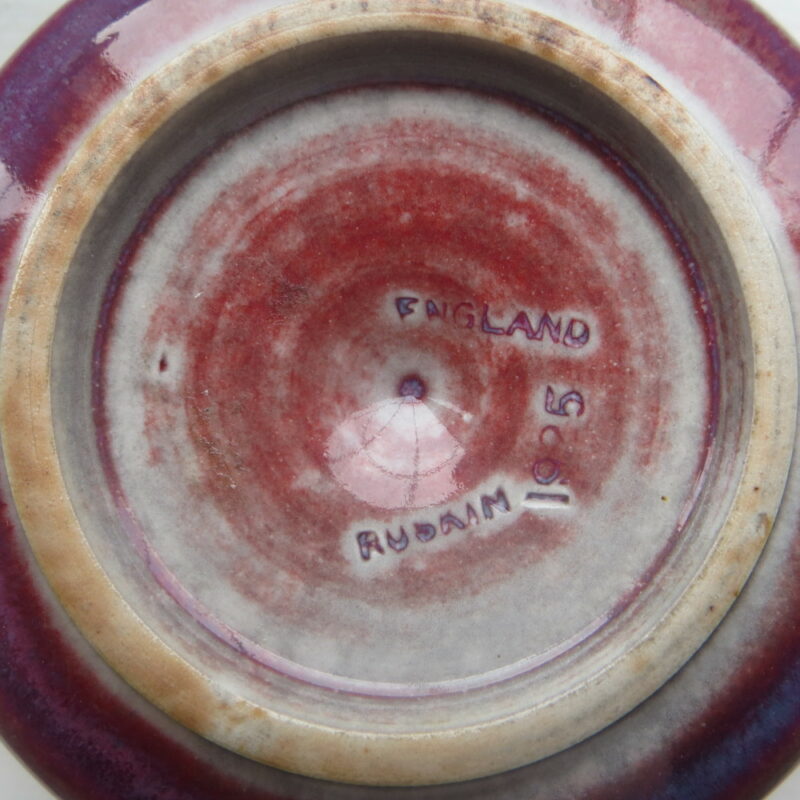Marks And Labels - Ruskin Pottery